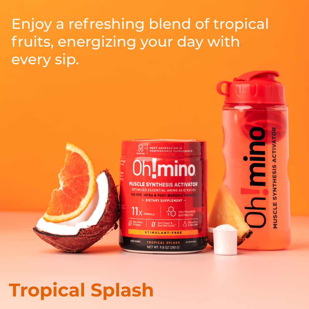 Oh!Mino Muscle Synthesis Activator Powder With Caffeine - Learn About ...